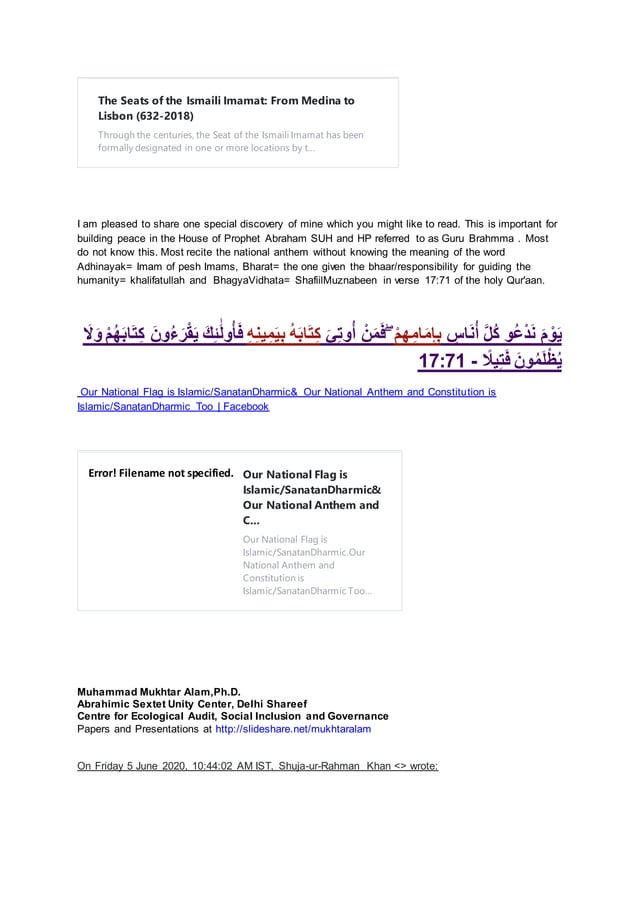 Responses From the Divinely Chosen Leader Led Humanity Perspective for ...