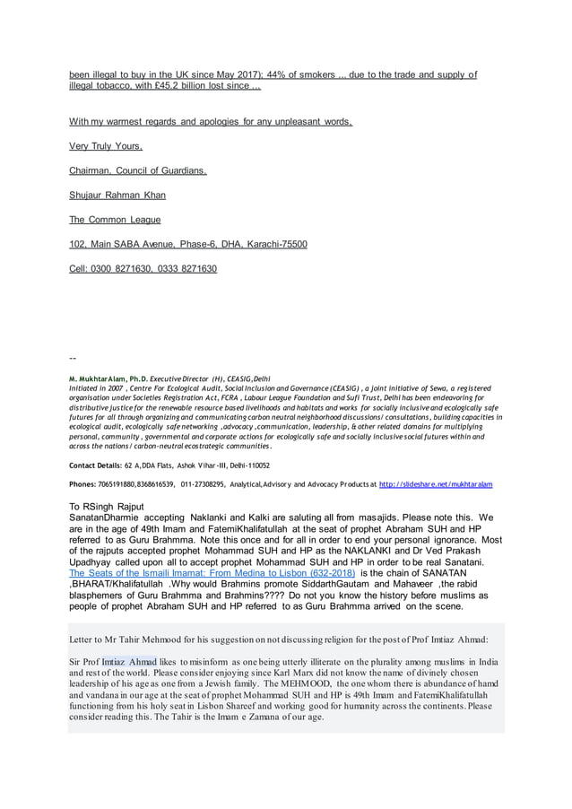 Responses From the Divinely Chosen Leader Led Humanity Perspective for ...