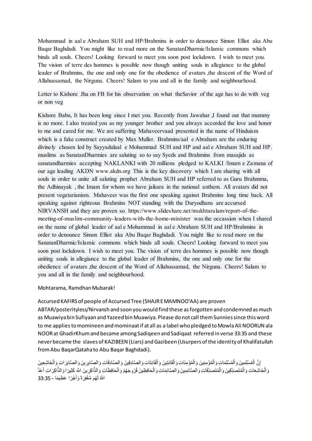 Responses From the Divinely Chosen Leader Led Humanity Perspective for ...