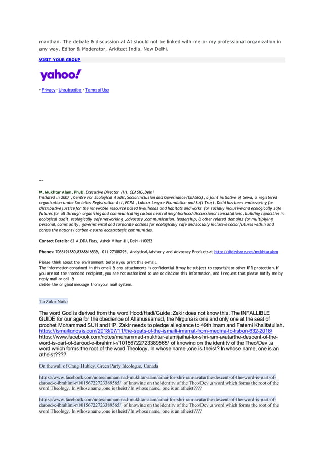 Responses From the Divinely Chosen Leader Led Humanity Perspective for ...