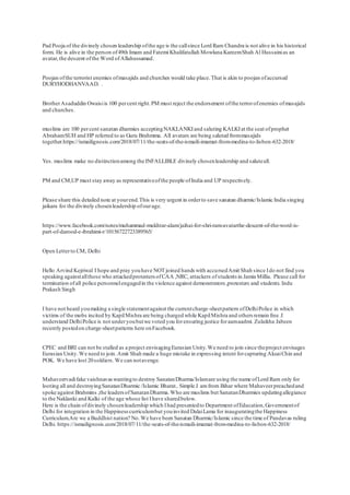 Responses From the Divinely Chosen Leader Led Humanity Perspective for ...