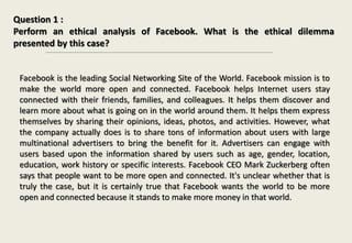 Facebook it 's about the money | PPTX | Social Networking | Internet