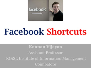 Facebook keyboard shortcuts | PPTX