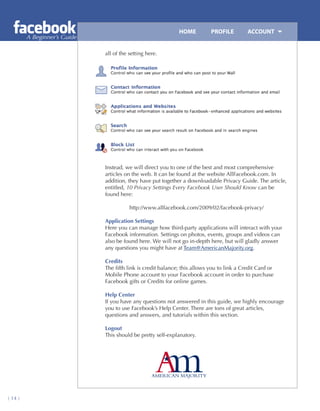 Facebook Manual | PDF