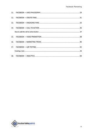 Facebook marketing tutorial | PDF