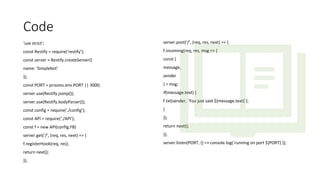 CHATBOT using Facebook Messenger | PPTX