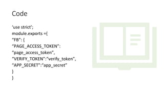 CHATBOT using Facebook Messenger | PPTX