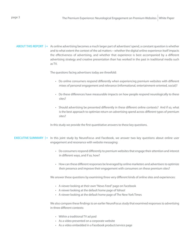 Research: Neurological reactions in human brain on different website visiting | PDF