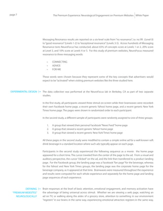 Research: Neurological reactions in human brain on different website visiting | PDF