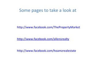 Facebook page set-up | PPT