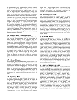 Facebook Hadoop Usecase | PDF