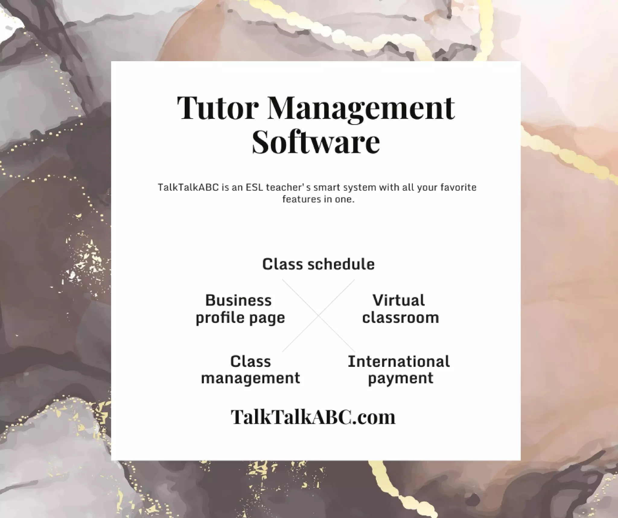 TalkTalkABC, tutor management software | PPT
