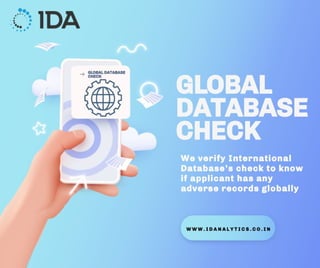 Global Database Check | PDF