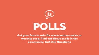 6 Facebook Post Ideas For More Engagement On Your Church Page | PDF