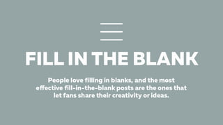 6 Facebook Post Ideas For More Engagement On Your Church Page | PDF