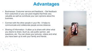 Communication through Facebook Posts | PPT