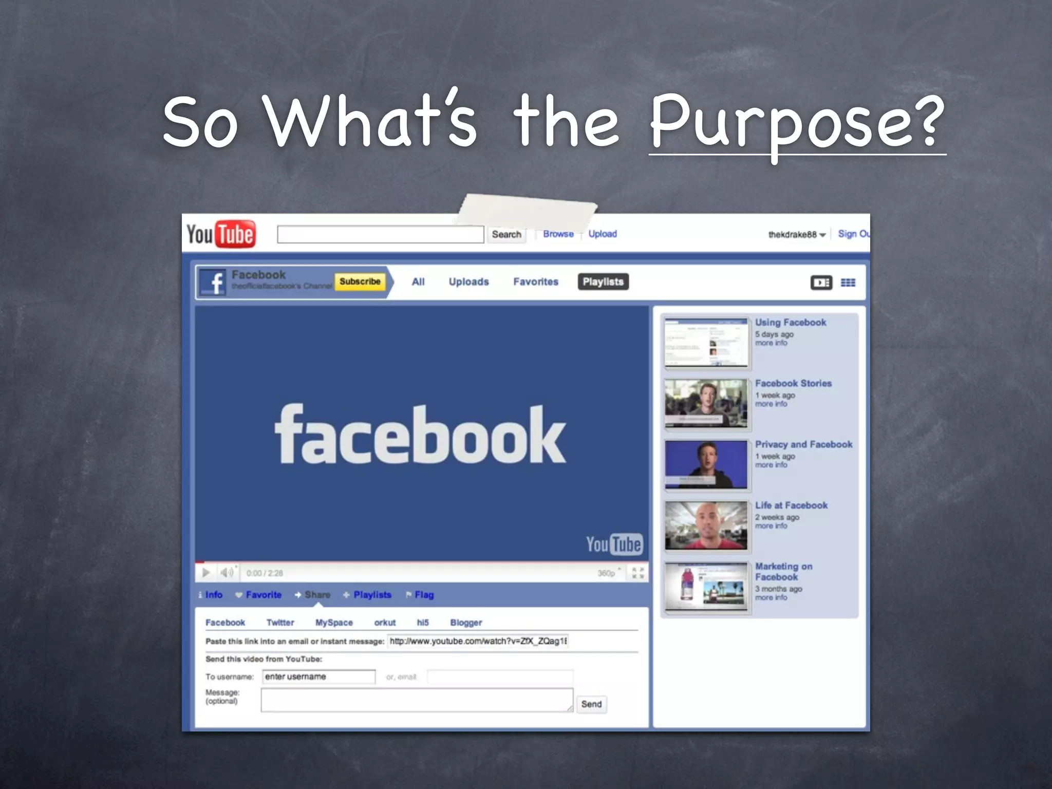 Facebook powerpoint | KEY