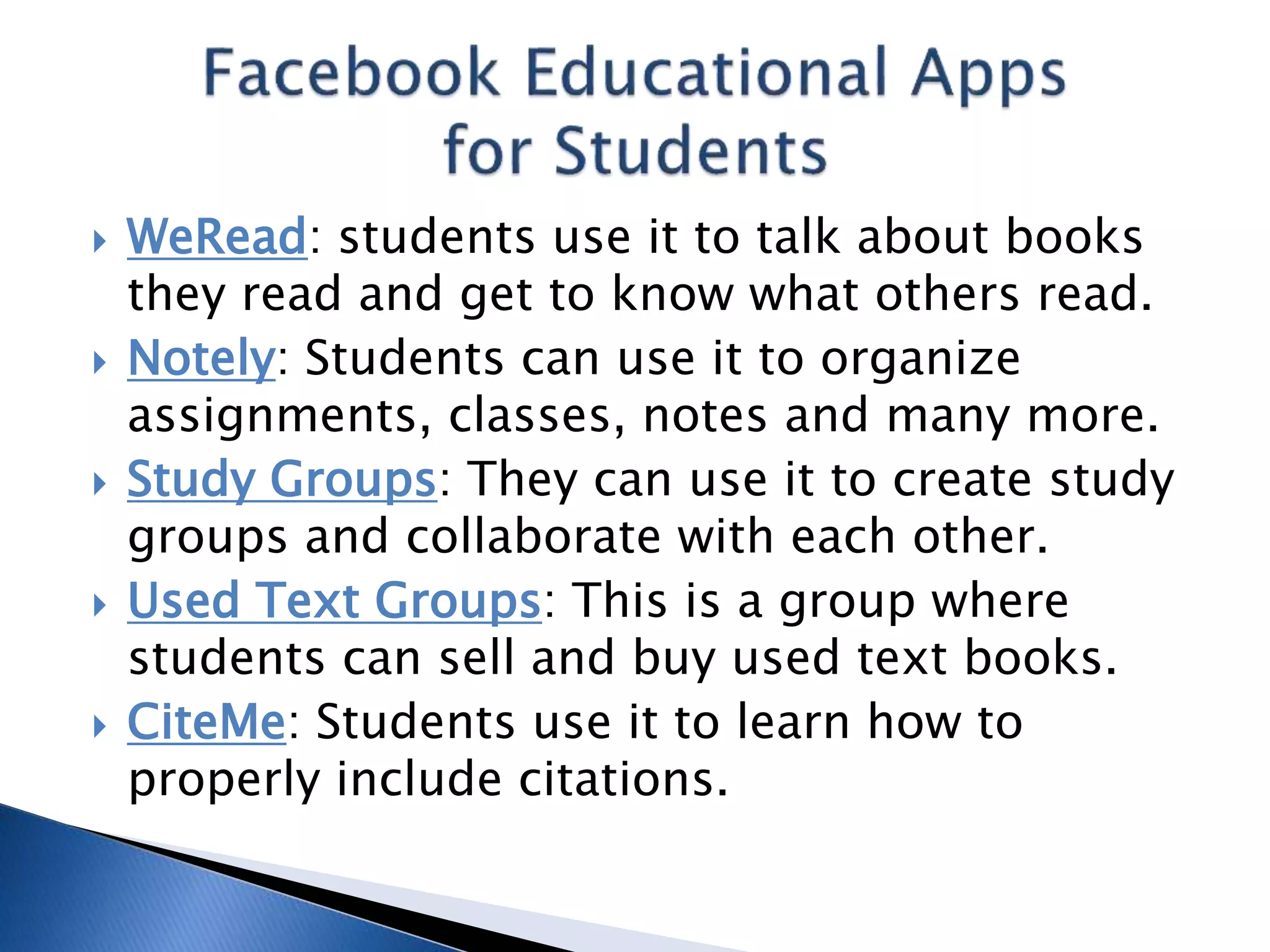 Facebook Wiki Presentation | PPTX