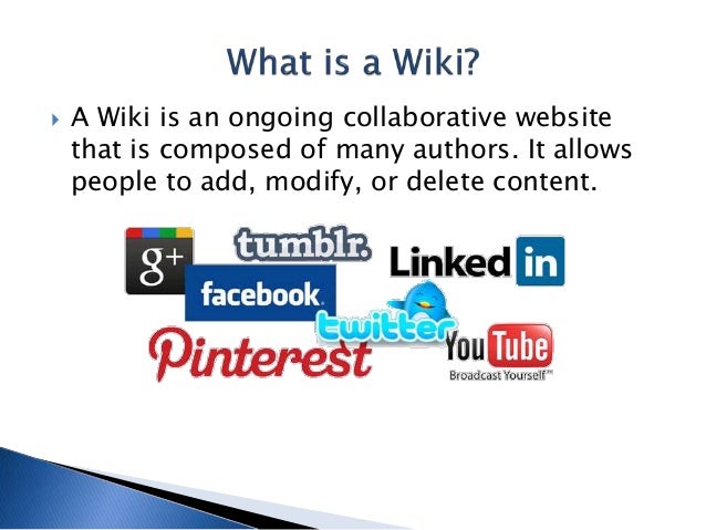 Facebook Wiki Presentation