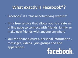 Facebook Project | PPTX