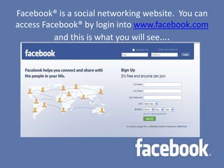 Facebook Project | PPTX