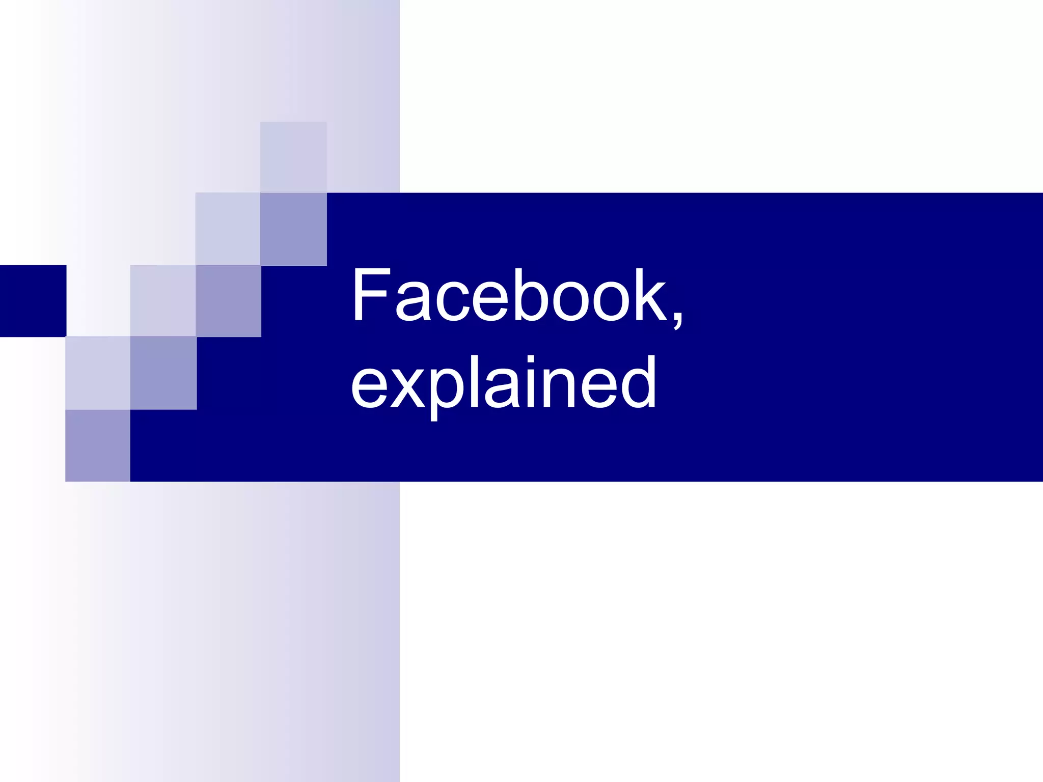 Facebook ppt | PPT