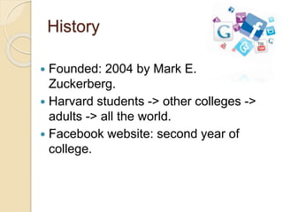 Facebook presentation | PPT