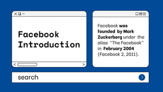 Facebook presentation | PPT