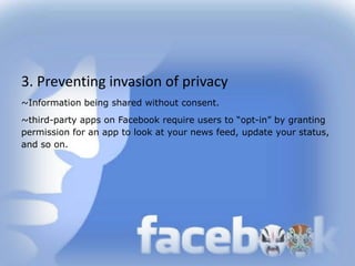 Facebook privacy | PPT