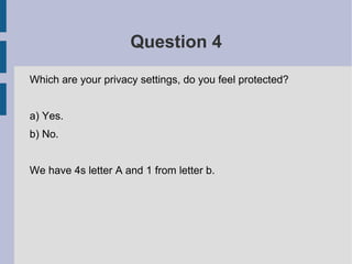 Facebook privacy, powerpoint. | PPT