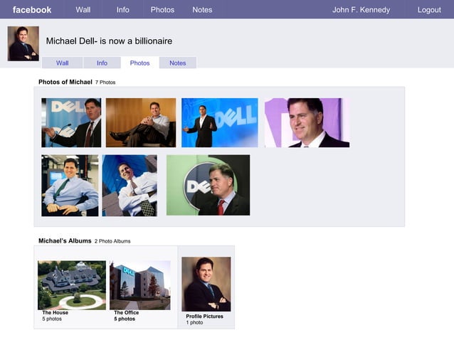 Facebook profile | PPT
