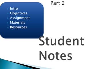 Facebook Profile Project | PPT