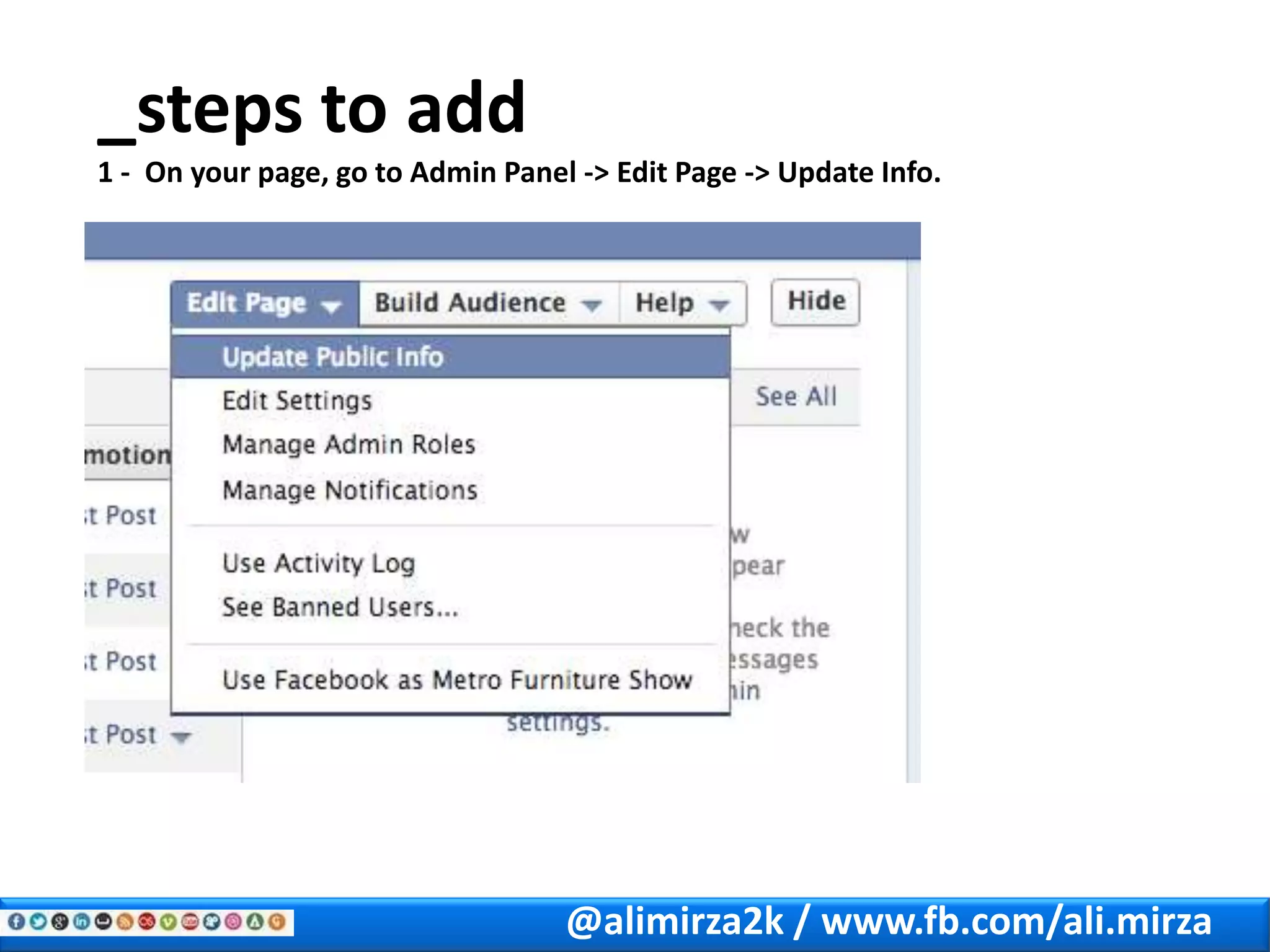 How to get a facebook recommendation box | PPTX | Technology & Computing
