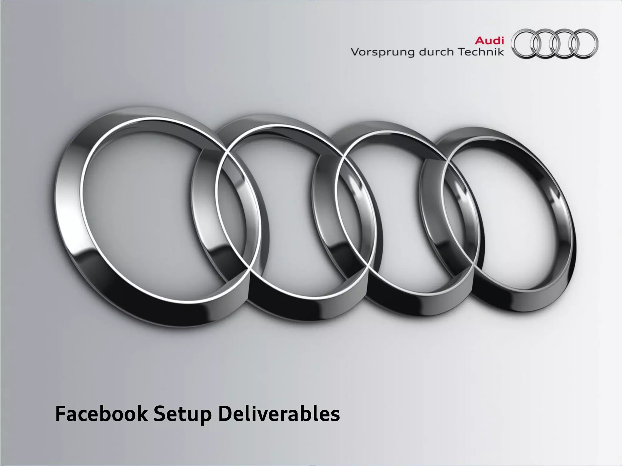 Facebook setup deliverables | PDF