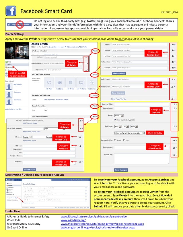Facebook smart card | PDF | Free Download