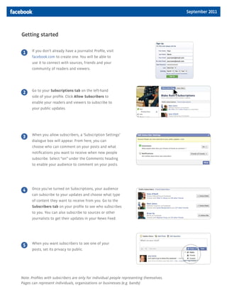 Facebook subscribe button | PDF