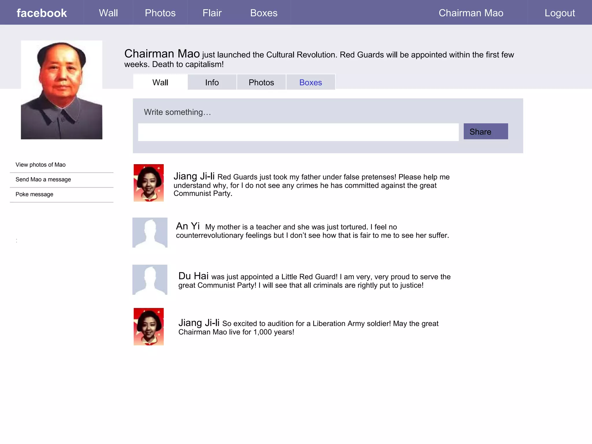 Facebook template | PPT