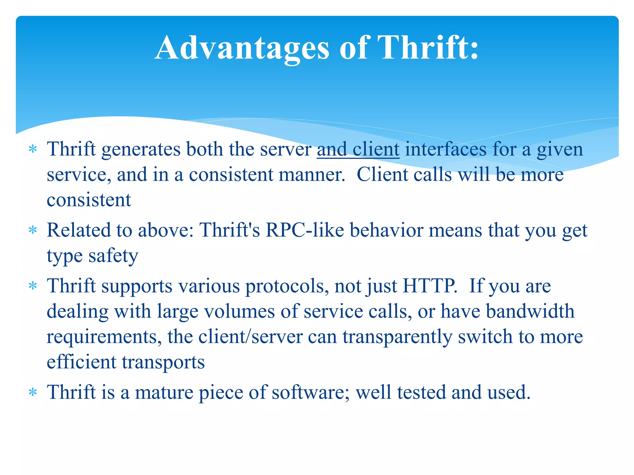 Facebook thrift | PPTX