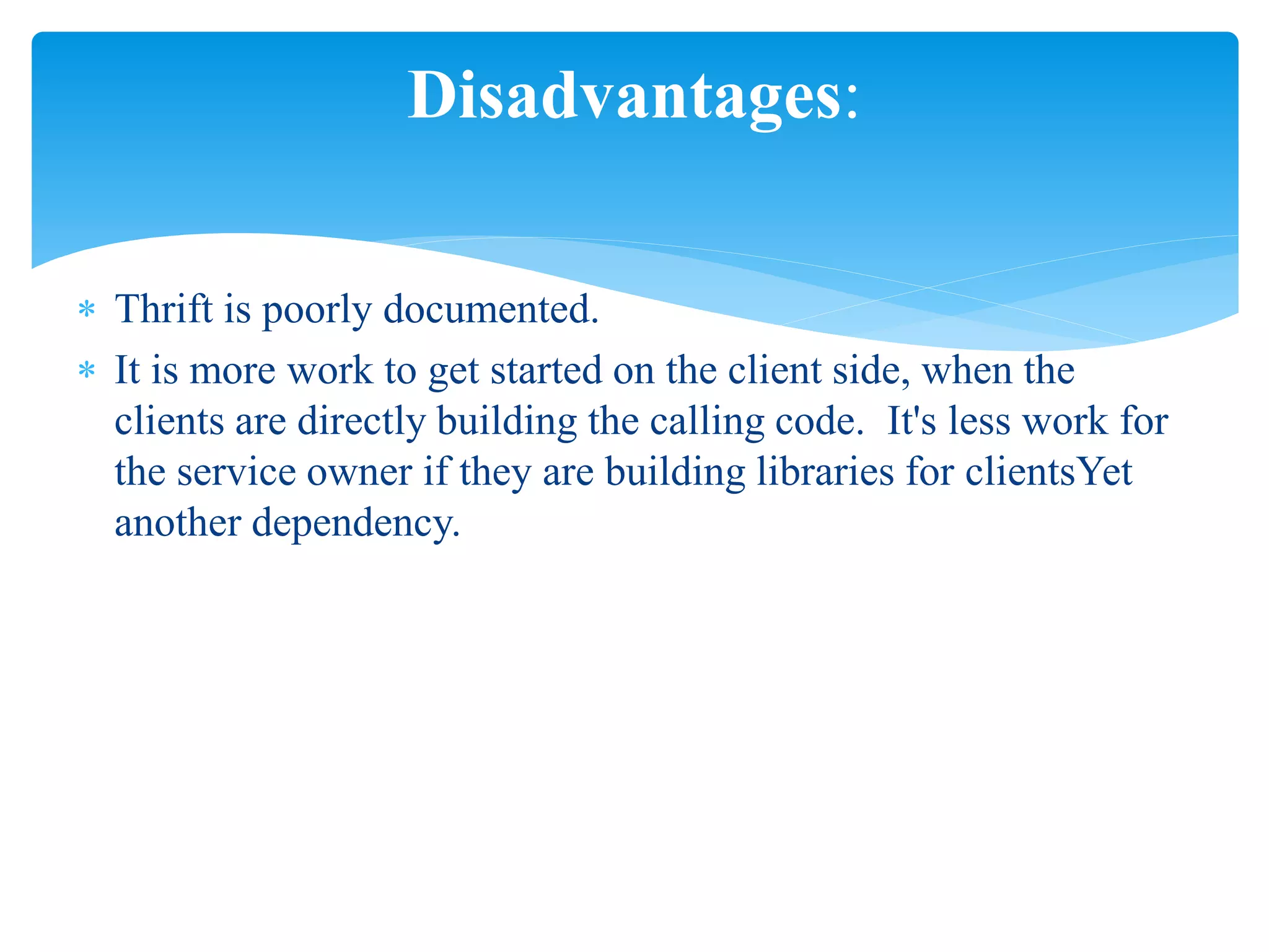 Facebook thrift | PPTX