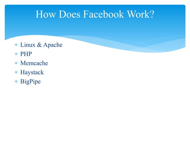 Facebook thrift | PPTX | Programming Languages | Computing