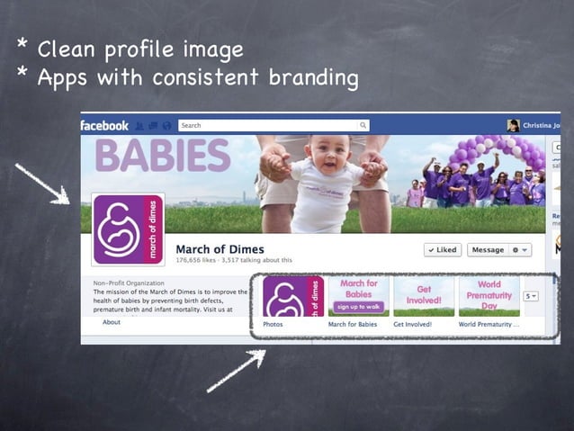 Facebook Timeline Examples from Nonprofits | PPT