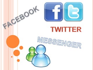 Facebook,twitter,messenger | PPTX