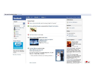 Facebook UI Evolution | PPT