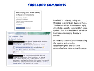 Facebook updates and changes | PPT