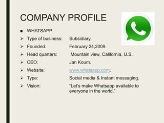 Facebook whatsapp acquisition | PPTX