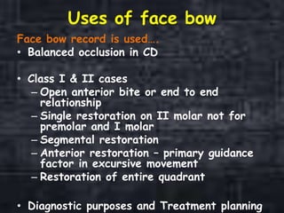 Face bow | PPTX