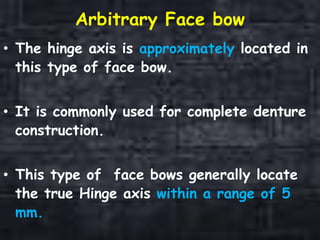 Face bow | PPTX
