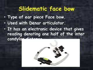 Face bow | PPTX