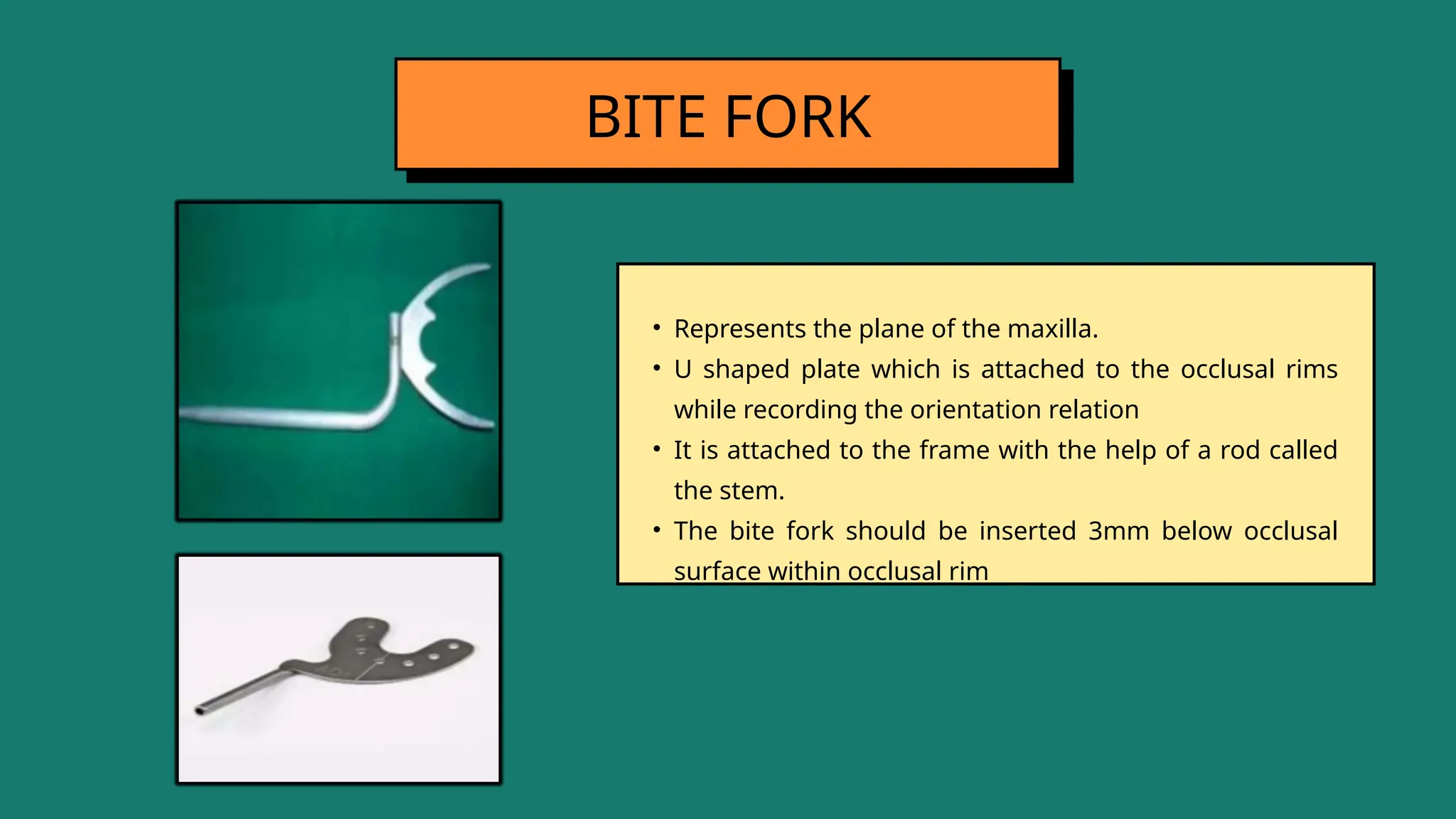 Facebow record, transfer and articulation | PPTX