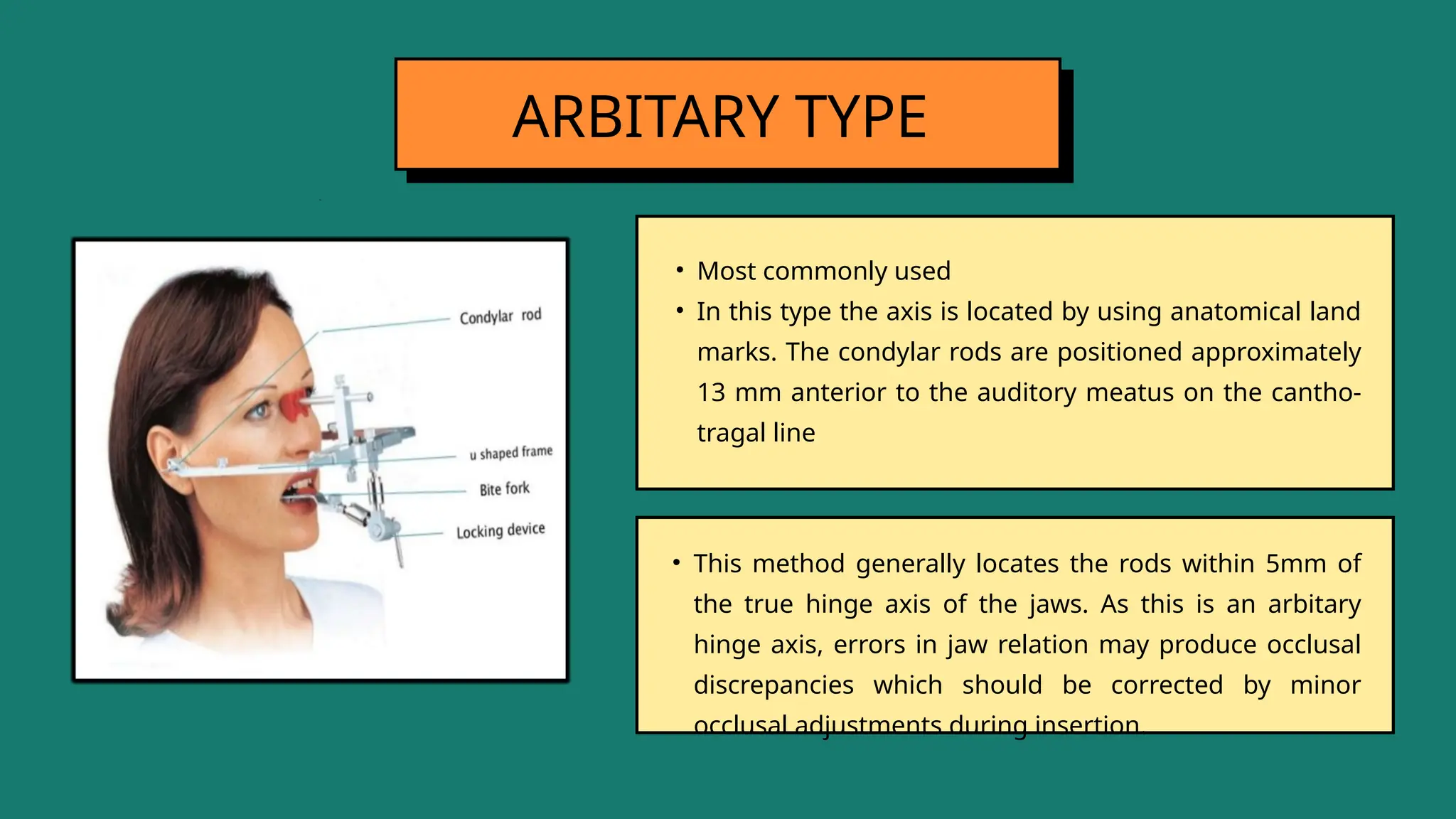 Facebow record, transfer and articulation | PPTX